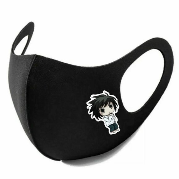 Handmade | Accessories | Death Note L Face Mask Washable Reusable Anime ...